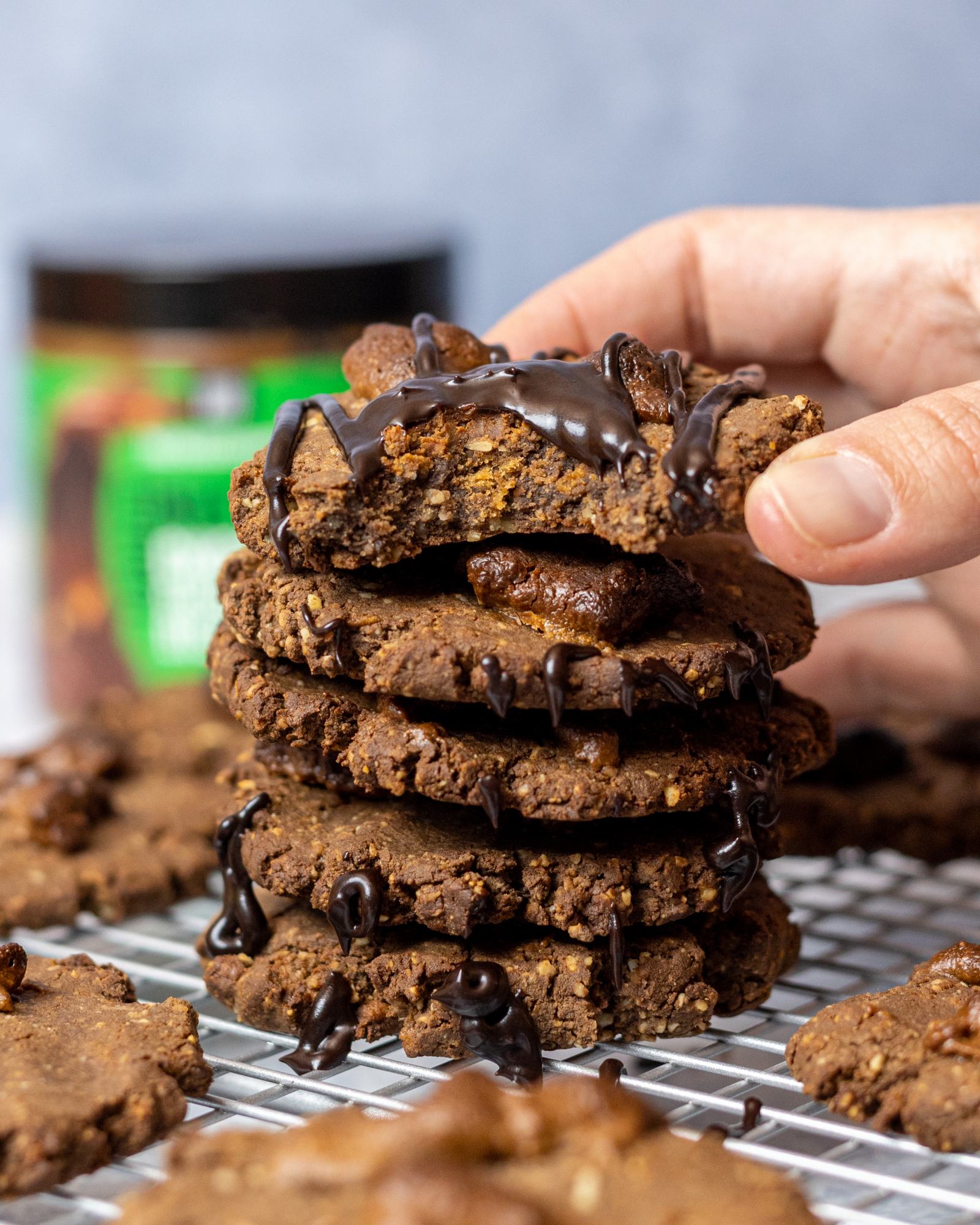 Low Carb Chocolate Protein Cookies Recipe - Romy London