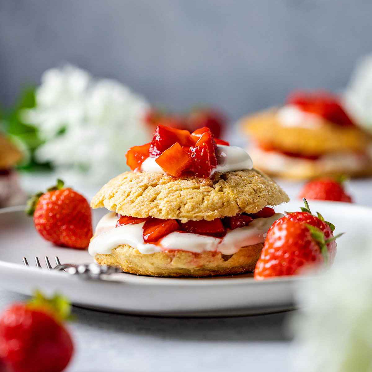Vegan Strawberry Shortcake - Romy London