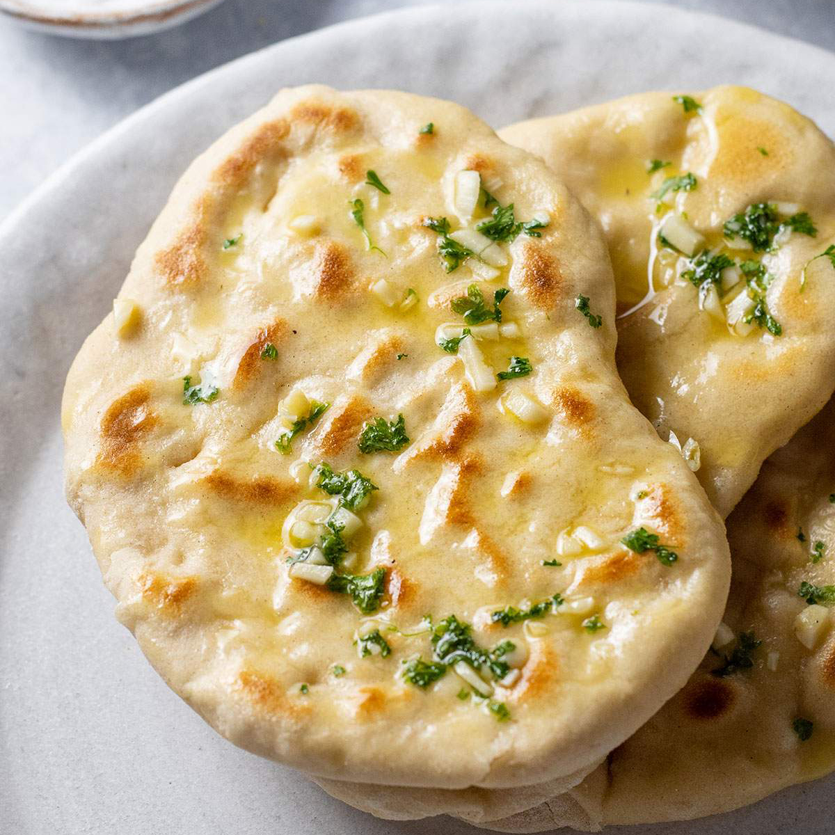 Garlic Naan Bread Recipe (Easy & Vegan) - Romy London